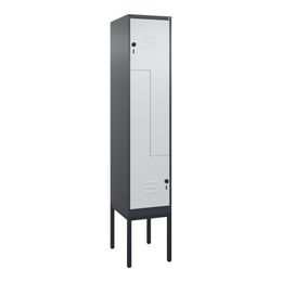 C+P Z-Spind Classic PLUS, Gestell, 2 F&auml;cher, 2120x400x500mm, 7016/7035 Verschluss Sicherheits-Drehriegel ; C + P M&ouml;belsysteme (0800337-122|S10013)