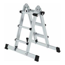 MUNK Teleskopleiter mit Traverse 4x3 Sprossen (032121)
