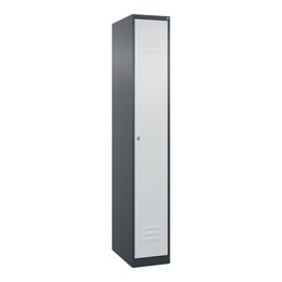 C+P Spind Classic PLUS, 1 Abteil, 1850x300x500mm, 7016/7035 Verschluss Zylinderschloss ; C + P M&ouml;belsysteme (080000-10|S10028)