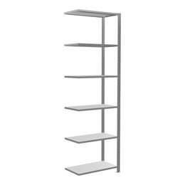 Schulte Anbauregal Steckregal MULTIplus150 2500 x 750 x 400 mm 6 Fachb&ouml;den Kreuzstrebe verzinkt ; SCHULTE LAGERTECHNIK (12746-75)