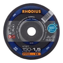 Rhodius PROline XT67 Extrad&uuml;nne Trennscheibe 150 x 1,5 x 22,23 mm (205709)