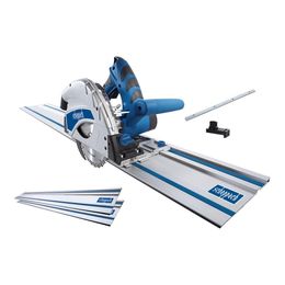 Scheppach Tauchsäge PL55 inkl. 2x70cm Schiene und Zubehör 50Hz 1200W Durchmesser 160mm (5901802915)