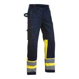 BLAKL&Auml;DER Blakl&auml;der Multinorm-Bundhose, marineblau / gelb, Konfektionsgr&ouml;&szlig;e 60 (147815148933C60)