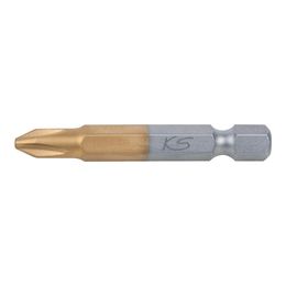 KS Tools 1/4" TiN Bit, 50mm, PH2, 5er Pack (911.2645)