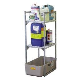 CEMO Fassregal Typ 120 + GFK-Auffangwanne (7639)