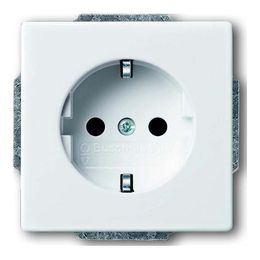 BUSCH-JAEGER Steckdosen-Einsatz dav/sws Schuko 2P+E16A250V 20 EUCKS-84 (2CKA002013A5245)