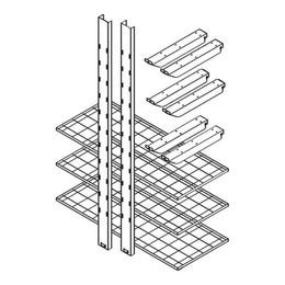 S&auml;bu Gitterrostregal 1200 mm (1181)
