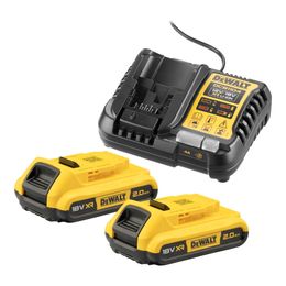 Dewalt Akku-Kit (2x 18V/2Ah plus DCB1104) (DCB1104D2-QW)