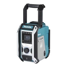 Makita DMR114 Akku-Radio | für Musik oder Nachrichten | ohne Akku und Ladegerät | mit Bluetooth, USB und AUX-Anschluss)