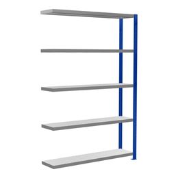 Schulte Anbauregal Steckregal MULTIplus250 2000 x 1300 x 300 mm 5 Fachb&ouml;den Kreuzstrebe RAL 5010 enzianblau/verzinkt ; SCHULTE LAGERTECHNIK (12935-130-B)