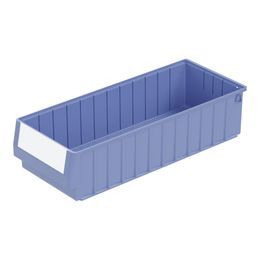 Bito Regalkasten RK Set RK6214, 600 x 234 x 140 mm, taubenblau, inklusive Etikett (1444)