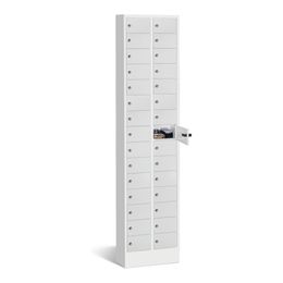 C+P Kleingefachschrank Intro mit 30 Fächern, H1950xB460xT200mm Front Lichtgrau Korpus Lichtgrau ; C + P Möbelsysteme (80700-201|S10014)