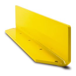 Moravia Leitbord gelb 800 x 150 x 100 mm, 10 mm Stahlblech abgerundete Ecken (197.17.683)