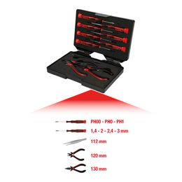 KS Tools Feinmechanik-Werkzeug-Satz, 10-tlg. (500.7180)