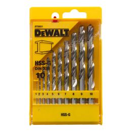 Dewalt Set HSS-G 1-10 (10-tlg.) DT5921-QZ)