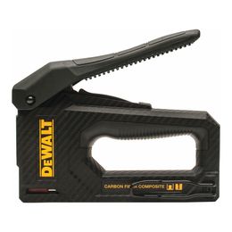 Dewalt 2-in-1 Karbonfaser Handtacker und Nagler f&uuml;r 6-14mm Klammern und 12, 15mm Stiftn&auml;gel Typ 18 DWHT80276-0)