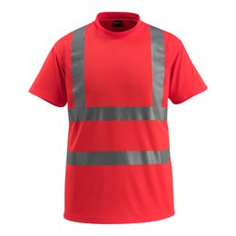 Mascot T-Shirt Townsville hi-vis rot Gr&ouml;&szlig;e S (50592-976-222-S)