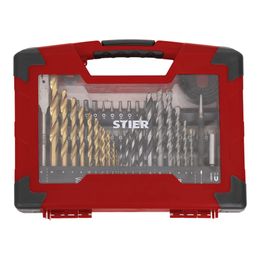 STIER TiN-Bohrer-, Säge- und Bit-Set 100-teilig (903120)