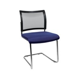 Besucher-Stuhl Visit20 m.Polster/Netz,blau ; Topstar (NV490G260)