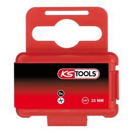 KS Tools 1/4" Bit Torq-Set®, 25mm, #0, 5er Pack (911.8426)