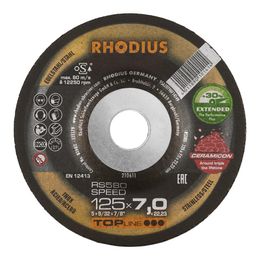 Rhodius TOPline RS580 EXTENDED Schruppscheibe 125 x 7,0 x 22,23 mm (210611)