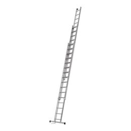 Hymer Seilzugleiter | dreiteilig | 3x16 Sprossen | mit Seilzugverstellung und Wandlaufrollen, 7006148)