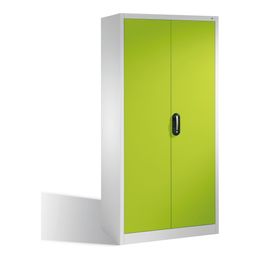 C+P Aktenschrank Acurado mit Drehtüren, innen 6 Pendelstangen, H1950xB930xT500mm Farbe Front Viridingrün ; C + P Möbelsysteme (9280-600|S10064)