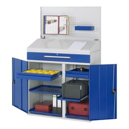 Rau Beistellschrank-Stehpult - Modell 04 BxTxH 1100x520x1110/1220/1770mm (07-1100T-M04.11)