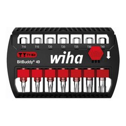 wiha Bit Set BitBuddy 7-tlg. I TY-Bit 49 mm I TORX 1/4" E6,3 I Zubehör für Schraubanwendungen I Impact- und Schlagschraubergeeignet (42115))