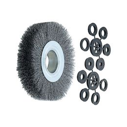 Lessmann Draht-Rundb&uuml;rste Stahldraht 0,30 / 0,35 mm, B&uuml;rsten-⌀xBesatzbreite: 178X32 mm (355163)