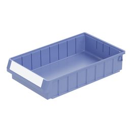 Bito Regalkasten RK Set RK4208, 400 x 234 x 80 mm, taubenblau, inklusive Etikett (19145)