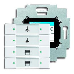 BUSCH-JAEGER Tastsensor 4fach mit Busankoppler 6127/01-84 (2CKA006117A0199)