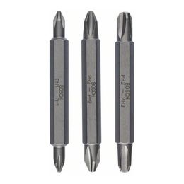 Bosch Doppelklingenbit-Set 3-teilig PH1 PH1 PH2 PH2 PH3 PH3 60 mm (2607001748)
