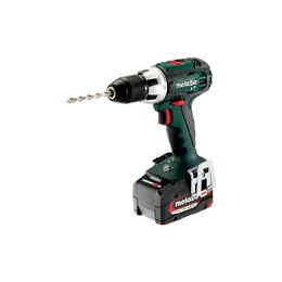 Metabo Akku-Bohrschrauber BS 18 LT MetaboX 145; 18V 2x4Ah Li-Power + ASC 55 (602102500)