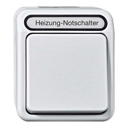 Merten Heizungs-Notschalter 1-polig, lichtgrau MEG3448-8029)