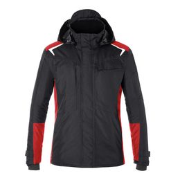 KÜBLER WORKWEAR Kübler Hardshelljacke BODYFORCE PSA 2 schwarz/mittelrot Form 1326 Größe M ; Kübler Workwear (1326 8231-9955-M)