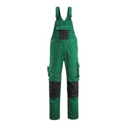 Mascot Augsburg Latzhose Größe 82C64, grün/schwarz (12169-442-0309-82C64)