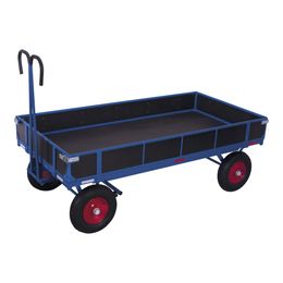 VARIOFIT Handpritschenwagen mit Bordwand Luftbereifung 1.585 x 780 mm Traglast 1.000 kg (zu-15162)