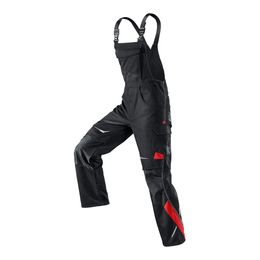 KÜBLER WORKWEAR Kübler Pulsschlag Latzhose 3324 schwarz/mittelrot Größe 94 ; Kübler Workwear (33245353-9955-94)