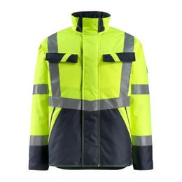 Mascot Penrith Winterjacke Gr&ouml;&szlig;e L, hi-vis gelb/schwarzblau (15935-126-17010-L)