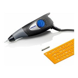 Dremel Gravierer 290-1 Kompaktwerkzeug (35 W) mit 1 Zubeh&ouml;r, 1 Schablone aus Metall , F0130290JM)