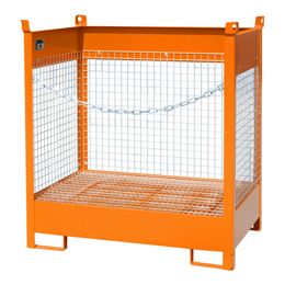 Bauer Südlohn Fass-Stapelpalette FSP-2 D, lackiert, Gelborange (4442-07-0000-1)