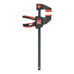 Bessey EZL 600/80 Einhandzwinge aus Kunststoff und Metall mit Spannweite:600 mm und Ausladung:80 mm f&uuml;r Werkst&uuml;cke, EZL60-8)