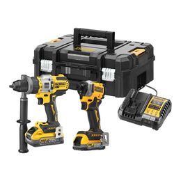 Dewalt DCK2060D2T-QW Akku-Kombopack 18V bestehend aus Akku-Schlagbohrschrauber DCD778 und Akku-Schlagschrauber DCF787 inkl. 2x Li-Ion Akkus 2.0Ah und Schnellladegerät im TSTAK-Box (DCK2052H1E1T-QW)