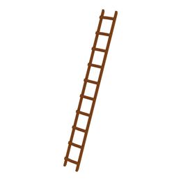 MUNK Dachdecker-Auflegeleiter Holz 10 Sprossen (033120)