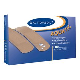 Gramm Medical Actiomedic aquatic Pflaster Strips, 19 x 72 mm, hautfarben, Pack à 100 Stück (137.021.19720)