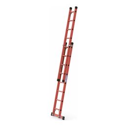 Zarges Kst-Schiebeleiter 2-tlg. 2x8 Sprossen (41288)