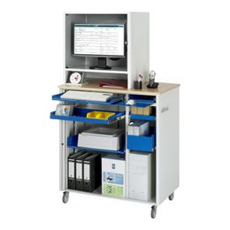 Rau Computer-Station 2675, B1030xT660xH1850mm (07-2675.11)