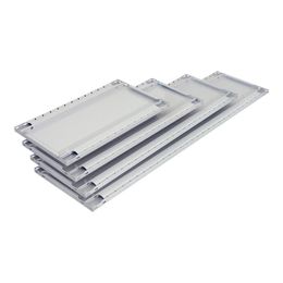 Schulte Zusatz-Fachboden MULTIplus150 750 x 600 RAL 7035 lichtgrau inkl. 4 Schrauben + Muttern und Mittelanschag ; SCHULTE LAGERTECHNIK (37207-A-MA)