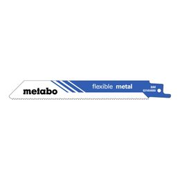 Metabo 5 S&auml;bels&auml;gebl&auml;tter "flexible metal" 150 x 0,9 mm, BiM, 1,4 mm/ 18 TPI (631454000)